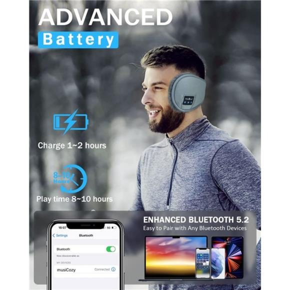 Accessories | Bluetooth Ear Muffs Winter Ear Warmers Wireless ...